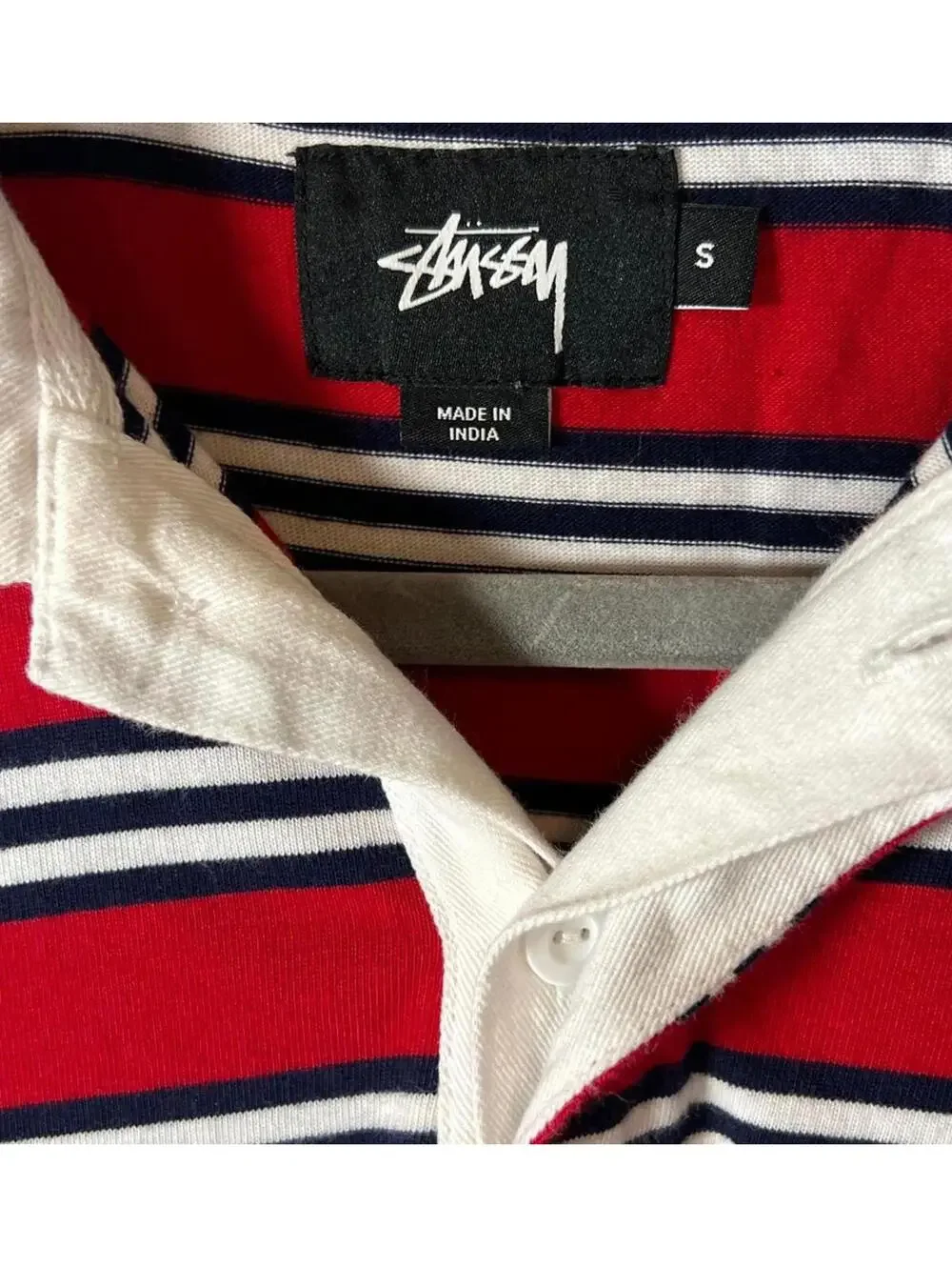 Shirts | Stssy Mix Up Mismatched Striped Rugby Hypebeaststyle ...
